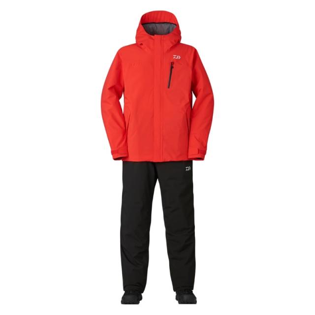 ダイワ DW-3524 レインマックス ウィンタースーツ レッド L