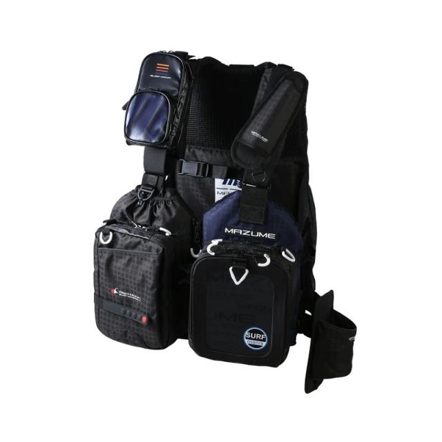 オレンジブルー MZLJ-830 mazume レッドムーンライフジャケット サーフSP III ブラック F