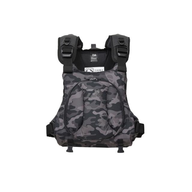 ダイワ DF-6624 PDゲームベスト ブラックカモ フリー