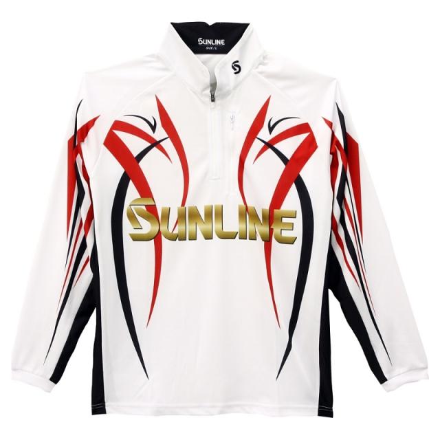 サンライン SUW-04501CW PRODRYシャツ(長袖) ホワイト L