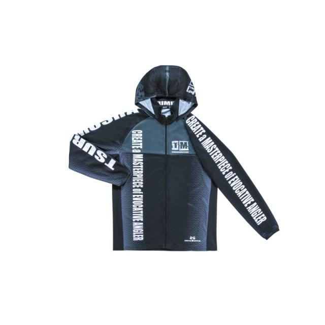 釣武者 I02104 グレートマスターフードジップ LL