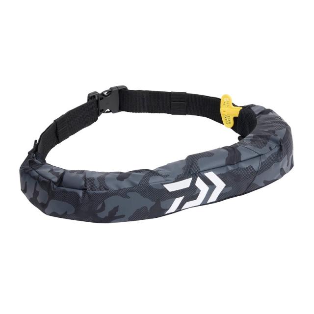 ダイワ DF-2724 インフレータブルライフジャケット (ウエストタイプ自動・手動膨脹式) ブラックカモ フリー