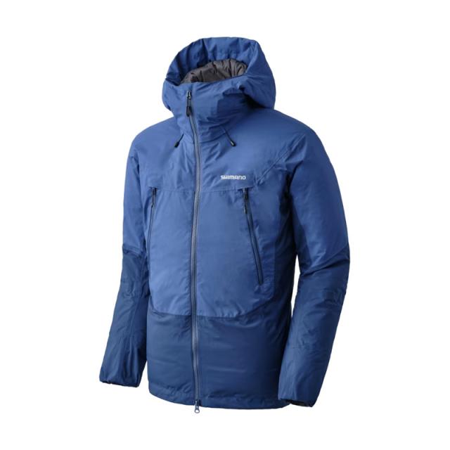 シマノ RB-032Y ゴアテックス インサレーション ジャケット 05 XL ブルー【釣り　防寒ウェア　防寒着】