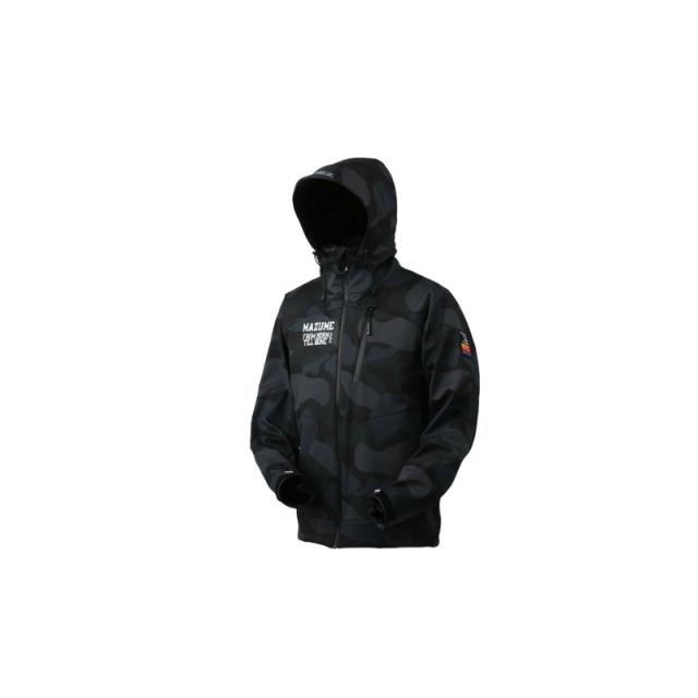 オレンジブルー MZFW-874 mazume ウインドカットジャケット グリーンカモ L【釣り　防寒ウェア　防寒着】
