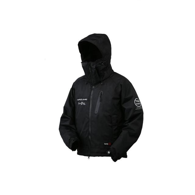 オレンジブルー MZFW-871 mazume TIDE MANIA ALL WEATHER JACKET ブラック M【釣り　防寒ウェア　防寒着】