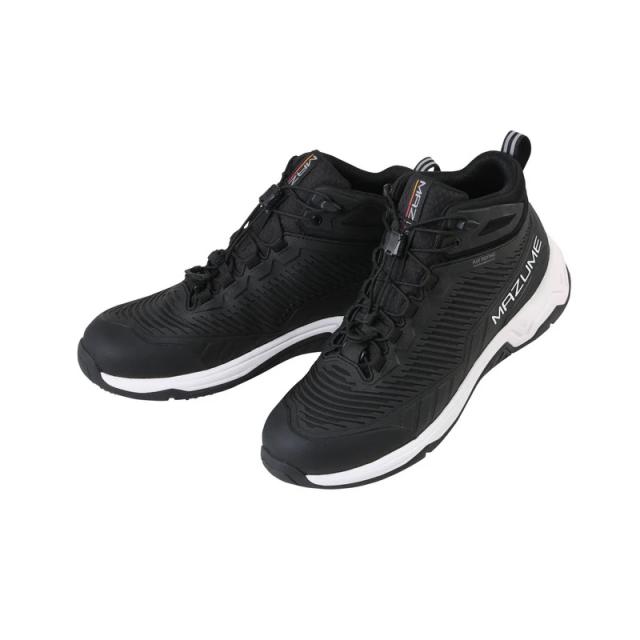 オレンジブルー MZSH-743 mazume ROUGH WATER デッキシューズハイカット ブラック LL