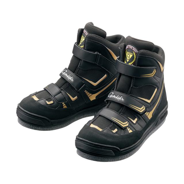 がまかつ GM4514 フェルトスパイクシューズ(パワーT) ブラック/ゴールド 5L