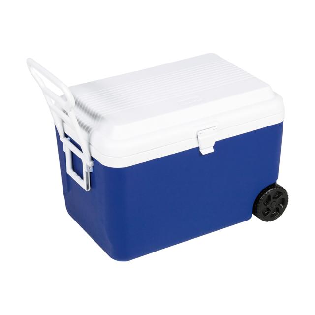 キャプテンスタッグ リガード ホイールクーラー 60L 大型 クーラーボックス キャスター付 ブルー M-5060