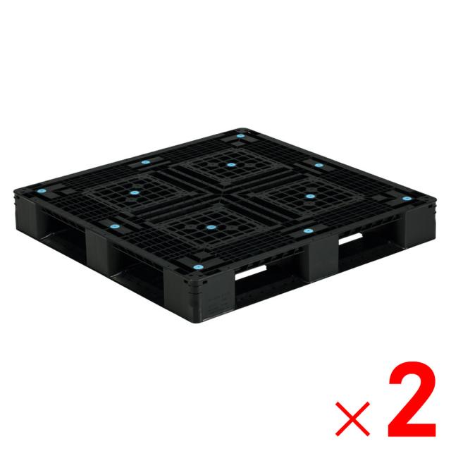 【法人限定】サンコー パレット D4-1111-2 再生ブラック 812185-00 ×2個 セット販売 【メーカー直送・代引不可・置配不可】の通販はau PAY マーケット - アークランズ ...