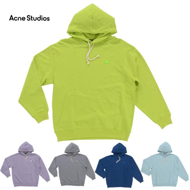 Acne Studios アクネ ストゥディオズ Farrin Face CI0009 メンズ レディース パーカー スウェット グリーン パープル グレー ブルー ミント