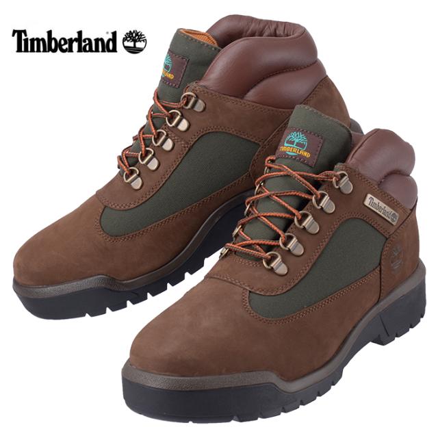 Timberland ティンバーランド FIELD BOOT WP L/F MID BOOT TB 0A18A6 D47 フィールドブーツ メンズ ダークブラウン ヌバック ビーブロ tmb0002