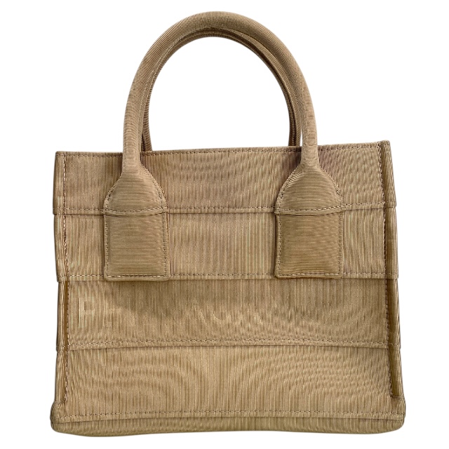 フェラガモ 214988 BEACHWEAR GROS ビーチウェア グロス ロゴ トートバッグ ハンドバッグ ベージュ ファブリック Salvatore Ferragamo