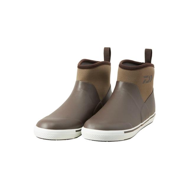 ダイワ FB-2450-T ダイワ タイトフィット フィッシングブーツ ショート デッキ ダークブラウン M