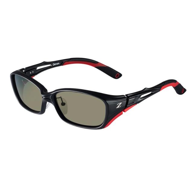 ゼクー F-1990 DEVON デヴォン マットブラック/レッド トゥルービュースポーツ