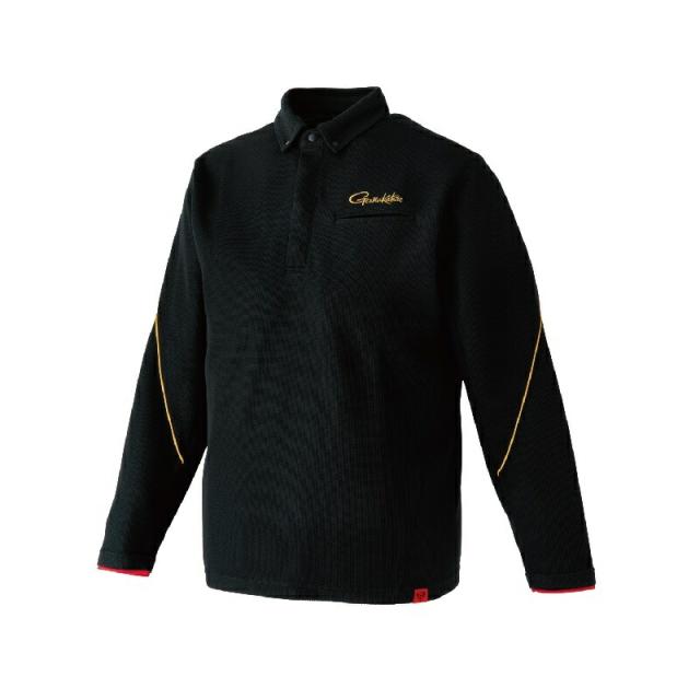 がまかつ GM3731 フィッシングシャツロングスリーブ ブラック L