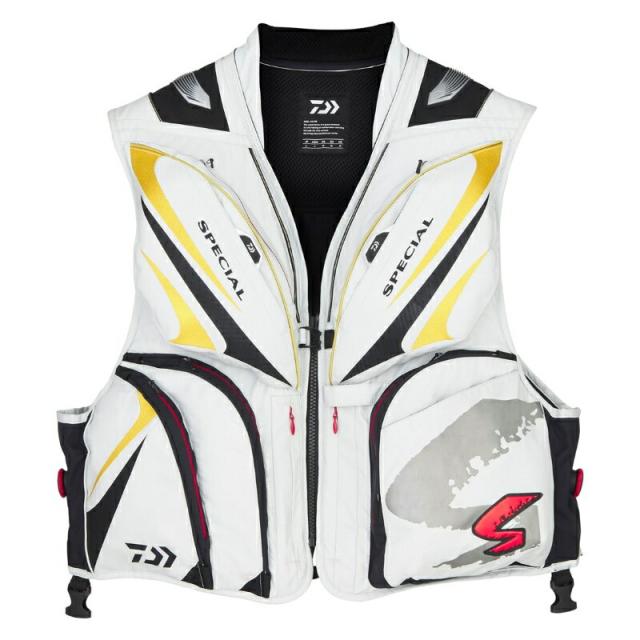 ダイワ DV-1124F スペシャル バリアテック フロートショートベスト ライトグレー L