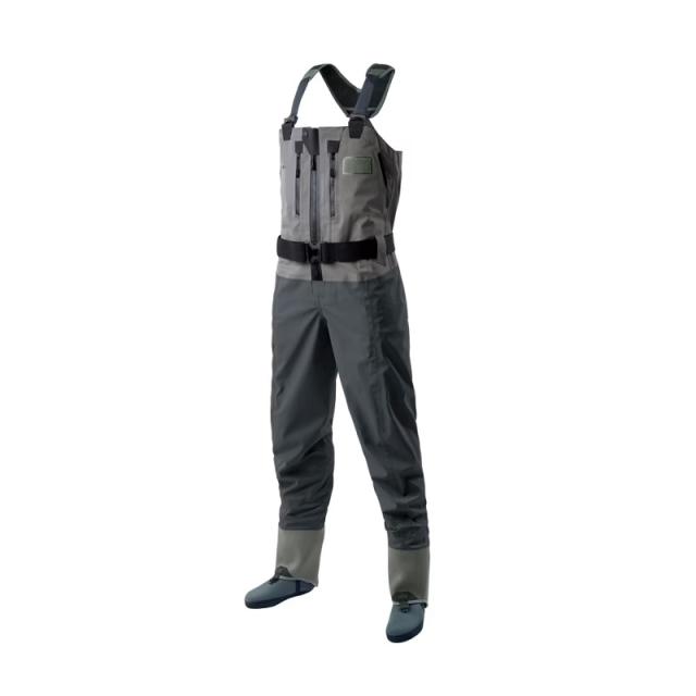 シマノ FF-062Y DSストレッチウェーダーPRO Z ソックス L ダークグレー