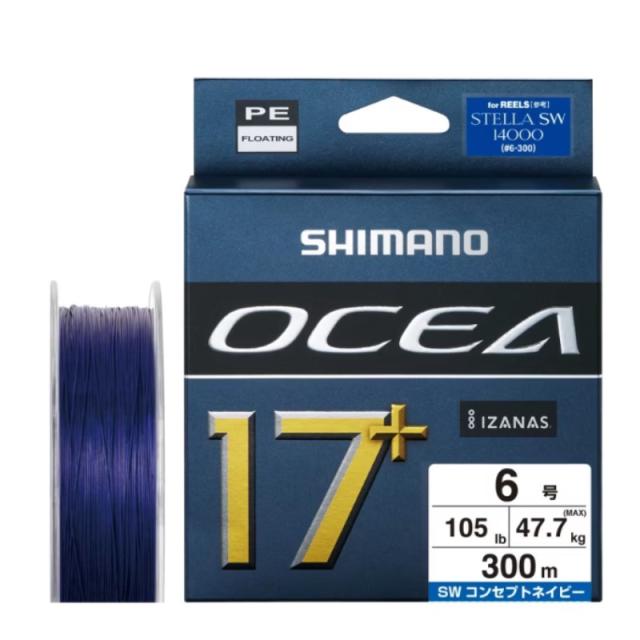 シマノ LD-A71Y OCEA 17+ 300m 6号 SW NAVY