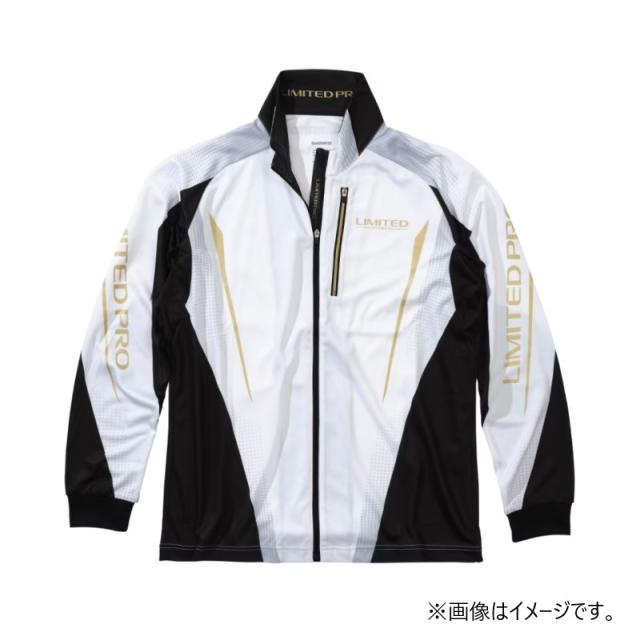 シマノ SH-107Y リミテッドプロ フルジップシャツ S リミテッドホワイト