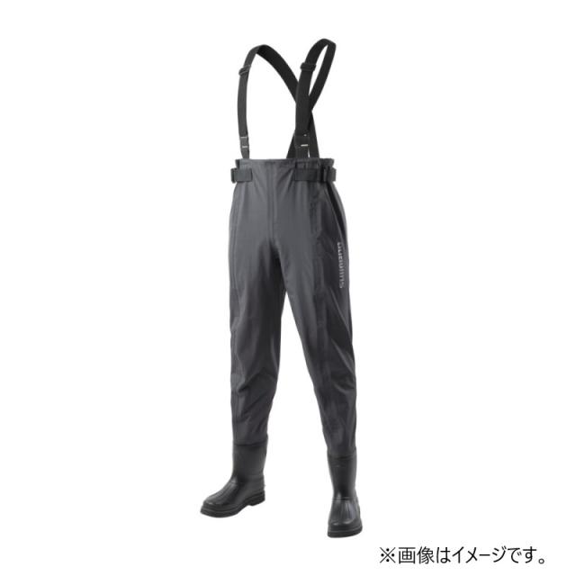シマノ FF-040Y ドライシールド4ウェーダー ウエストハイカットフェルト S チャコール