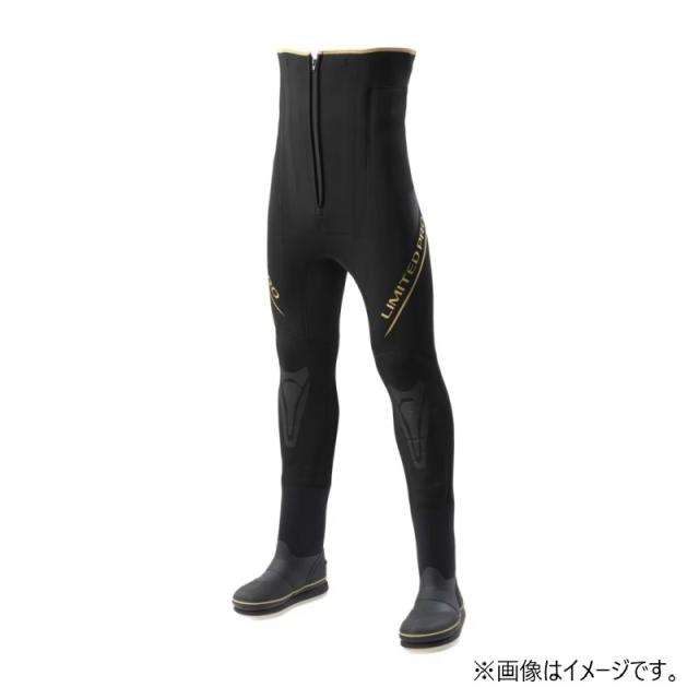 シマノ FW-560Y リミテッドプロ ジオロックスリムウェーダー カットフェルト 中割 3.0 LA ブラックゴールド