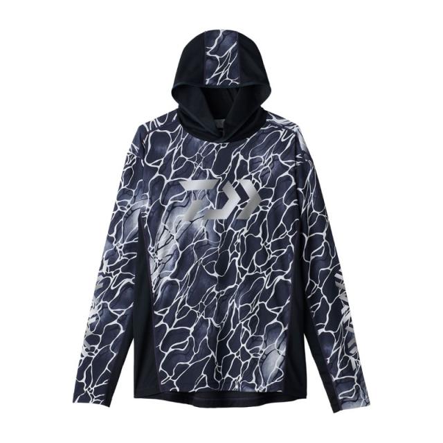 ダイワ DE-3725 フーディゲームシャツ タイドネイビー XL