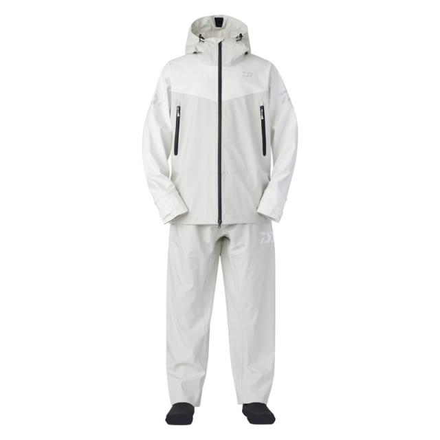 ダイワ DR-6025 オーシャンレインスーツ ライトグレー L