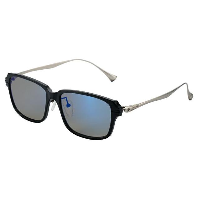 ゼクー JAKE ジェイク F-2202 マットブラック/シルバー トゥルービュースポーツ/ブルーミラー