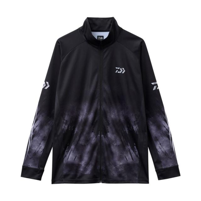 ダイワ DE-7725 エキスパートライト ジップシャツ 2XL ブラック