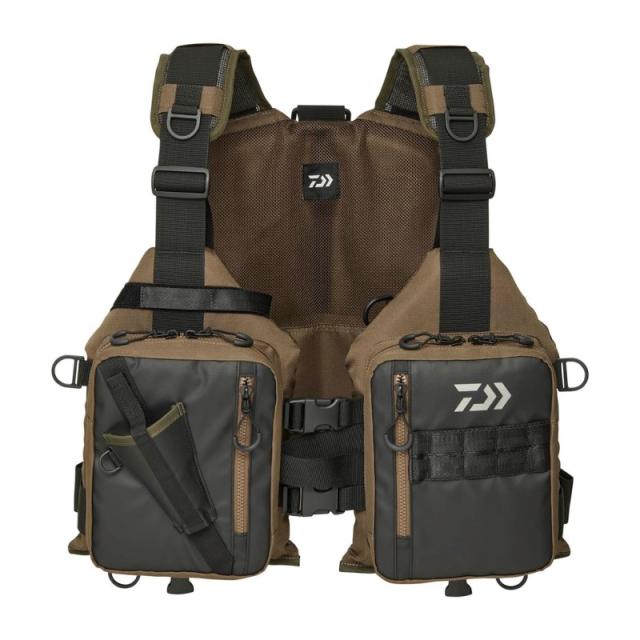 ダイワ DF-6425 ライトフロート ゲームベスト ブラウンカーキ フリー
