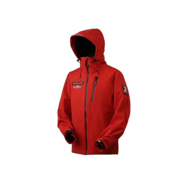 オレンジブルー MZFW-873 mazume ウインドカットジャケット 3L スカーレット / 防寒着 防寒ウェア ジャケット