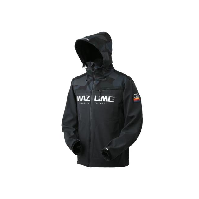 オレンジブルー MZFW-876 mazume ウインドカットジャケット ダブルトーン LL インクブラック×カモ / 防寒着 防寒ウェア ジャケット