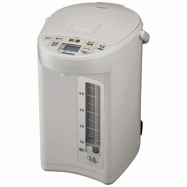 象印マホービン ZOJIRUSHI マイコン沸とう電動ポット 5.0L CD-SE50-WG ホワイトグレー