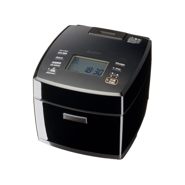 三菱電機 IHジャー炊飯器 NJ-VP10G-B 黒曜 5.5合 ダブル備長炭コート 炊飯器