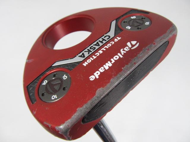 お買い得品！【中古ゴルフクラブ】テーラーメイド TP コレクション RED(レッド) Chaska (チャスカ) パター 2017 オリジナルスチール パター【14日間返品OK】