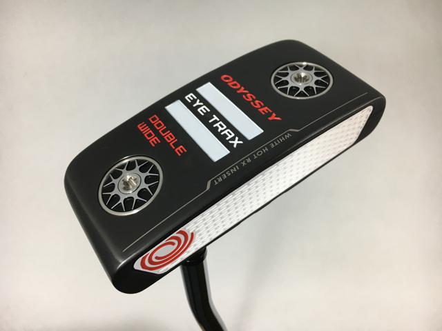 お買い得品！【中古ゴルフクラブ】【超美品】オデッセイ EYE TRAX (アイトラックス) DOUBLE WIDE パター オリジナルスチール パター【14日間返品OK】