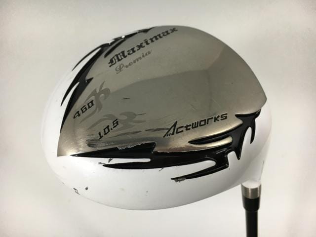 お買い得品！【中古ゴルフクラブ】ワークス ゴルフ マキシマックス プレミア ホワイト ドライバー (高反発) ワークテック V-SPEC α2 1W【14日間返品OK】
