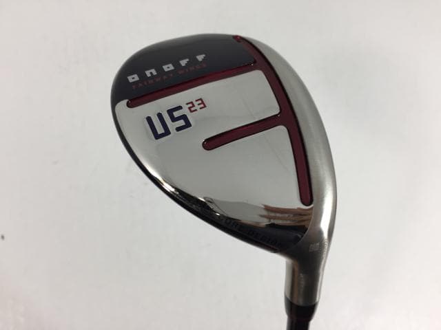 【中古ゴルフクラブ】【美品】ダイワ(グローブライド) ONOFF フェアウェイ ウィングス ユーティリティ 赤(AKA)  2020 スムースキックMP-520U U5【14日間返品OK】
