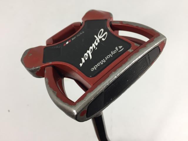 【中古ゴルフクラブ】テーラーメイド スパイダー ツアー レッド ダブルベンド パター 2018 オリジナルスチール パター【14日間返品OK】