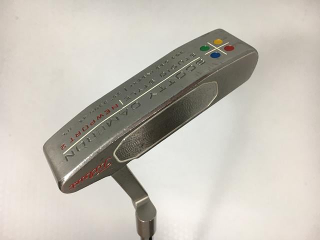 お買い得品！【中古ゴルフクラブ】タイトリスト スコッティ・キャメロン スタジオスタイル ニューポート2 オリジナルスチール パター【14日間返品OK】