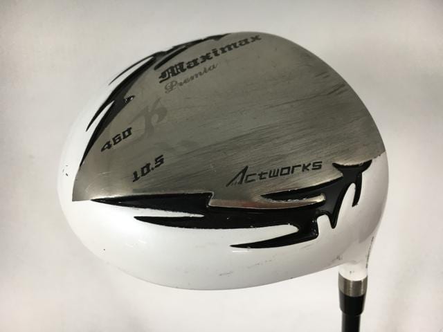 お買い得品！【中古ゴルフクラブ】ワークス ゴルフ マキシマックス プレミア ホワイト ドライバー (高反発) ワークテック V-SPEC α4 1W【14日間返品OK】