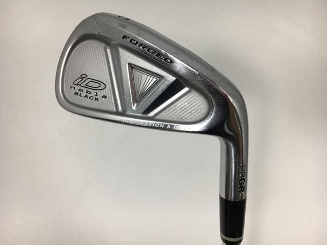 お買い得品！【中古ゴルフクラブ】(6本セット)プロギア iD nabla(ナブラ) BLACK(ブラック) フォージド アイアン スペックスチール3 5〜9.P【14日間返品OK】