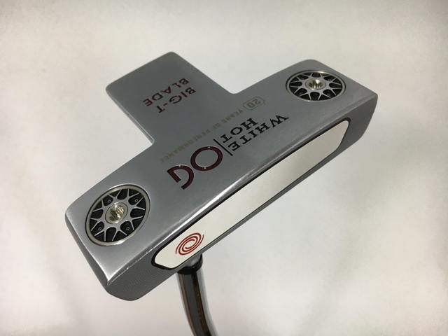 【中古ゴルフクラブ】オデッセイ ホワイト ホット OG BIG T BLADE パター STROKE LAB(ストローク ラボ)シャフト パター【14日間返品OK】