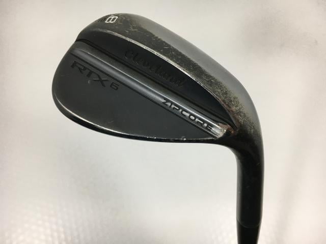 お買い得品！【中古ゴルフクラブ】クリーブランド RTX-6 ZIPCORE ブラックサテン ウェッジ 58.10 MID 2023 NSプロ 850GH SW【14日間返品OK】