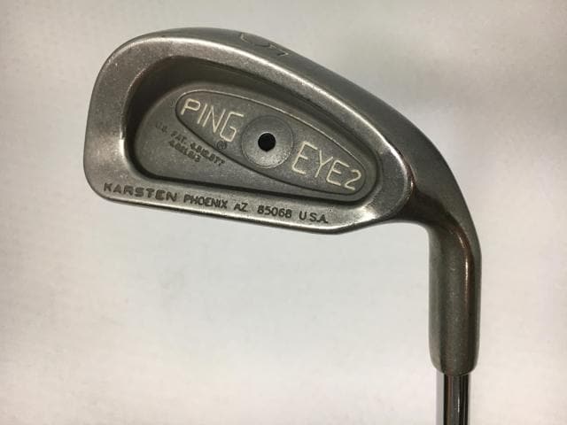【中古ゴルフクラブ】(9本セット)ピン EYE2プラス ステンレス アイアン (ブラック) オリジナルスチール 3〜9.P.S【14日間返品OK】