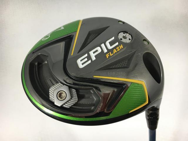 【中古ゴルフクラブ】キャロウェイ EPIC FLASH (エピック フラッシュ) SUB ZERO ドライバー 2019 (日本仕様) Motore Speeder 661 エボリューション5 1W【14日間返品OK】
