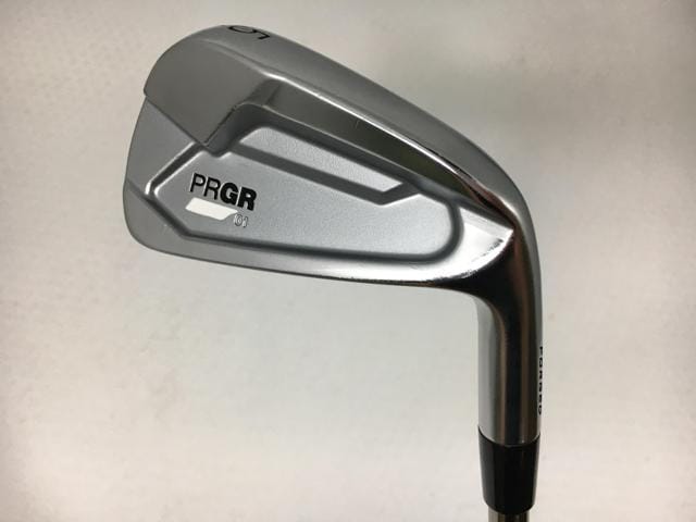 【中古ゴルフクラブ】(6本セット)プロギア PRGR 01 アイアン 2023 UST マミヤ ATTAS 10 5〜9.P【14日間返品OK】