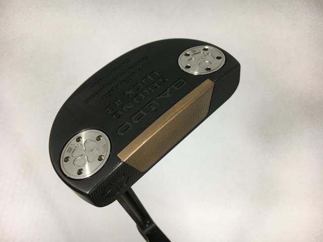 【中古ゴルフクラブ】【美品】BALDO(バルド) BALDO(バルド) ストロングラック カスタム ミドルネック(マレット型) パター オリジナルスチール パター【14日間返品OK】