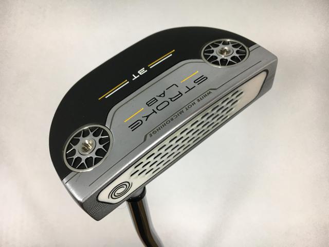 【中古ゴルフクラブ】【美品】オデッセイ STROKE LAB(ストローク ラボ) 3T パター 2019 オリジナルスチール パター【14日間返品OK】