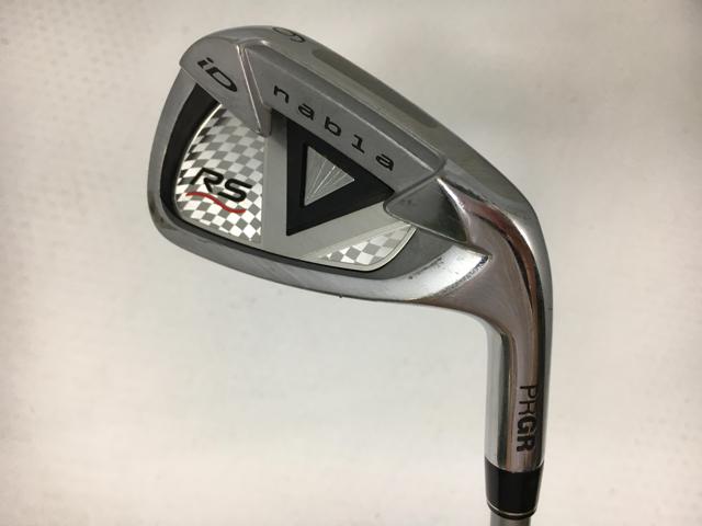 【中古ゴルフクラブ】(5本セット)プロギア iD nabla(ナブラ) RS チタンフェース アイアン オリジナルカーボン 6〜9.P【14日間返品OK】